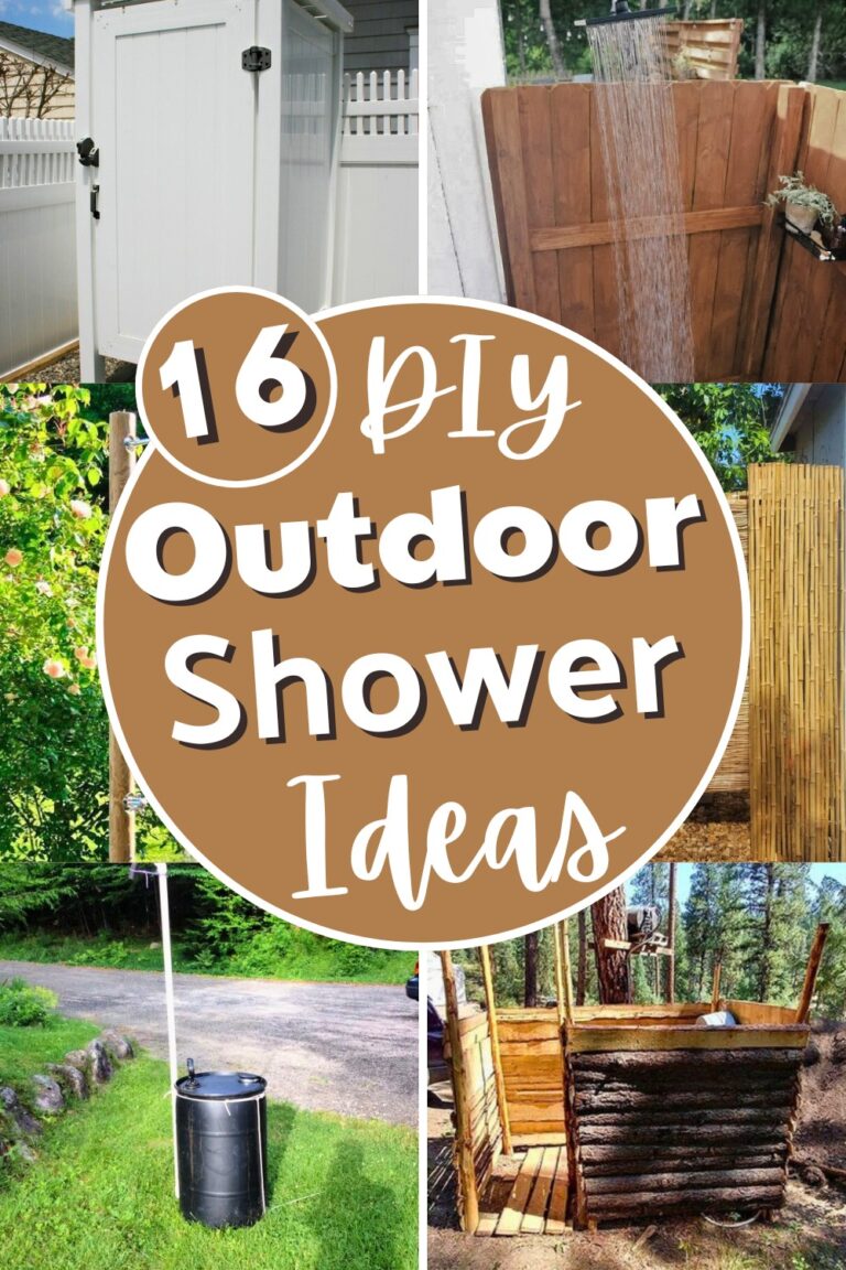 16 Cheap DIY Outdoor Shower Ideas - Inspiring Tutorials (Easy!)