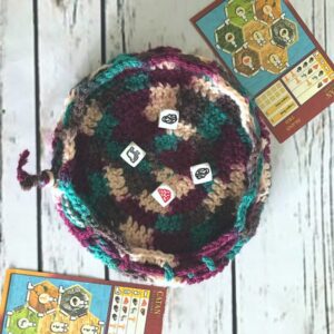 19 Crochet Dice Bag Patterns To Hold Dice Secretly - Clairea Belle Makes
