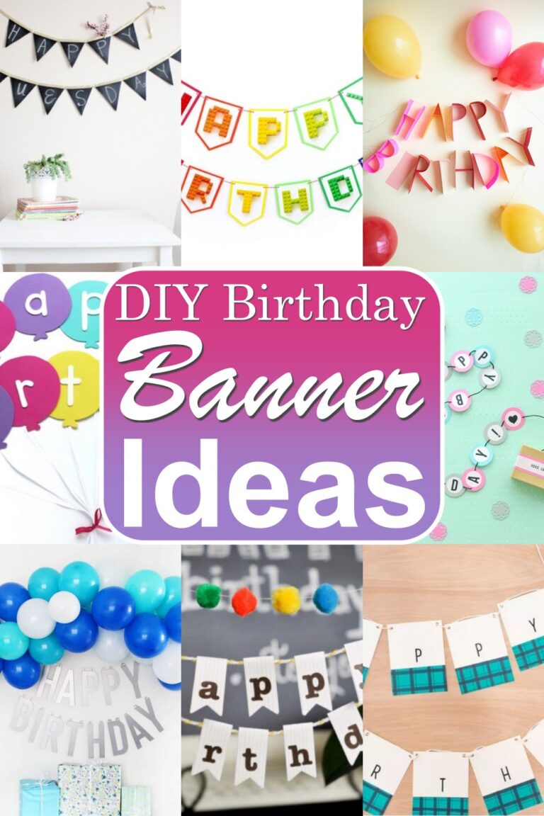 23 DIY Birthday Banner Ideas For Special Day Decorations - Clairea ...