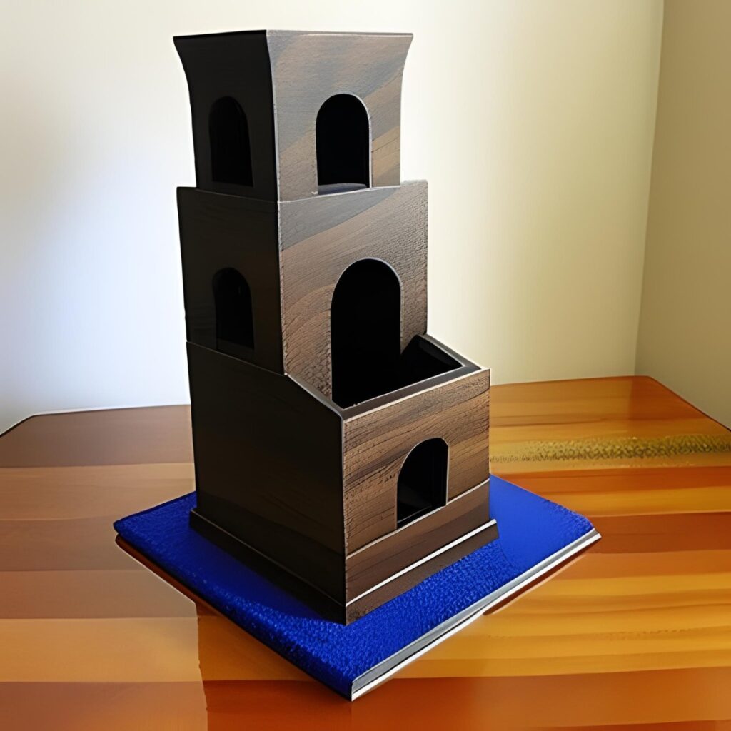 17 Fun DIY Dice Tower Plans For Fair Table Game! - Clairea Belle Makes