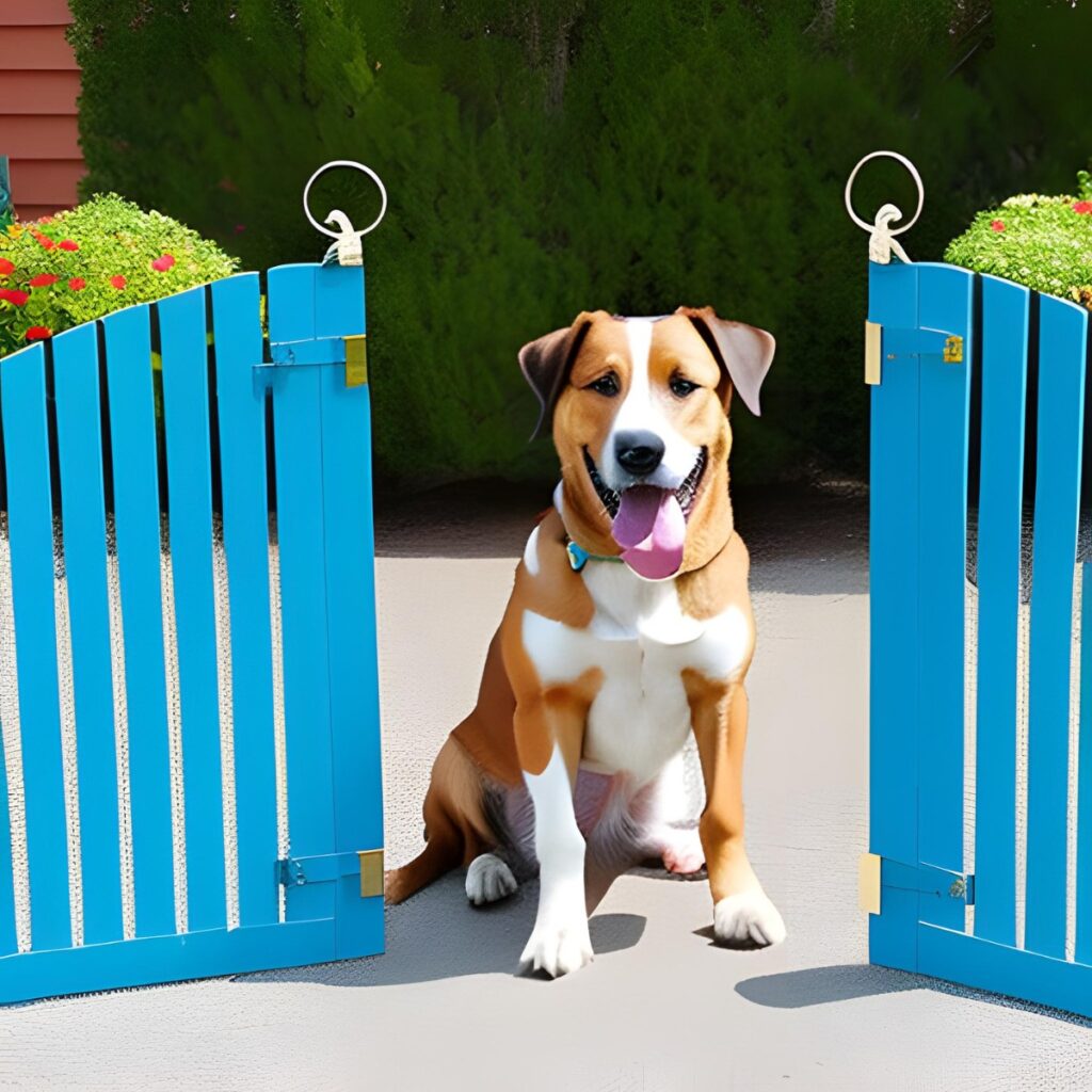 15 DIY Dog Gates Ideas For Easier Access Inside Out - Clairea Belle Makes