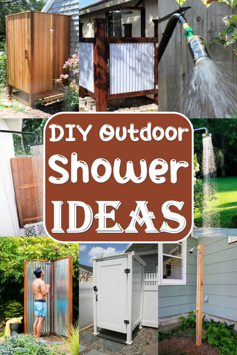 16 Cheap DIY Outdoor Shower Ideas - Inspiring Tutorials (Easy!)