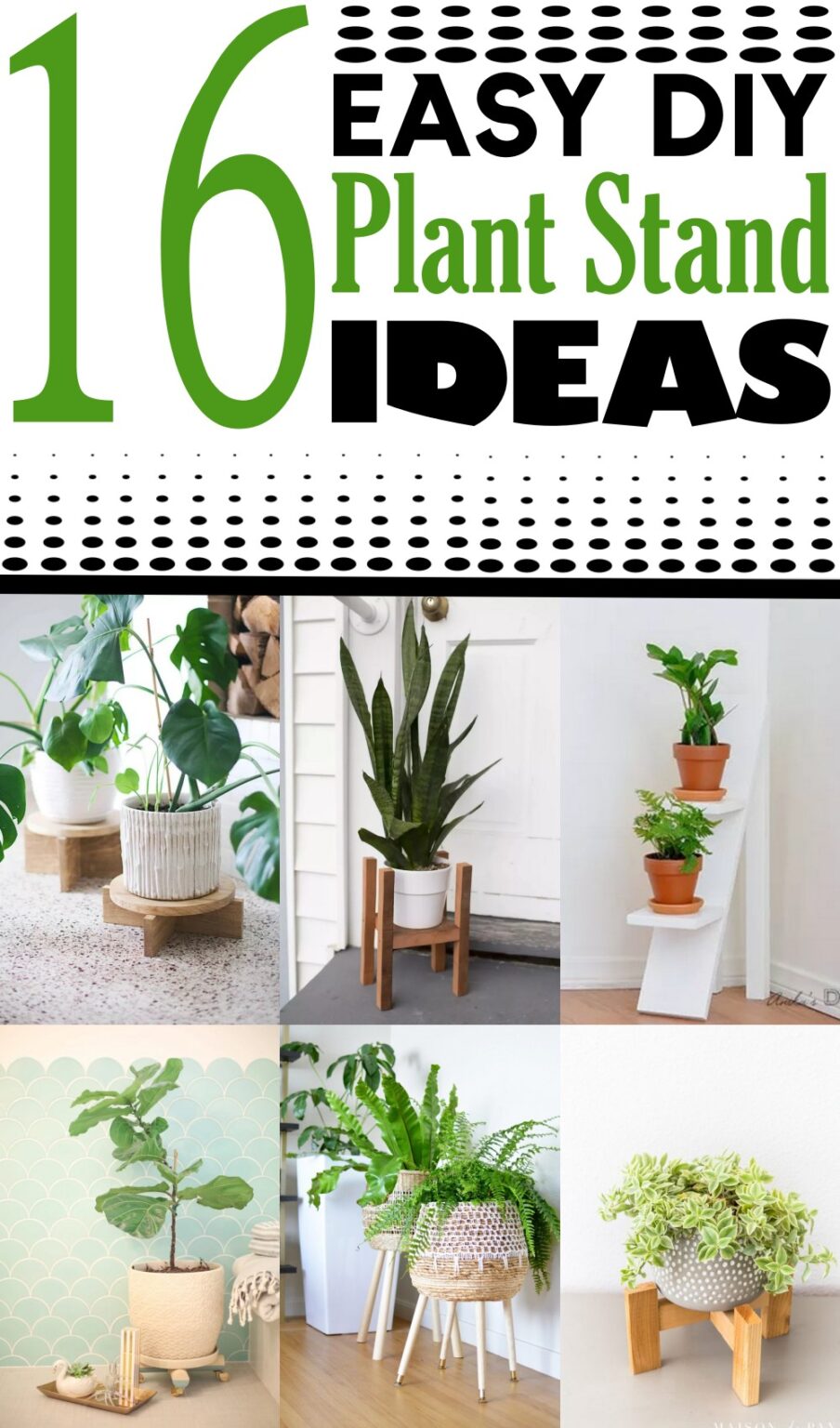 16 DIY Plant Stand Ideas For Style And Decor - Clairea Belle Makes