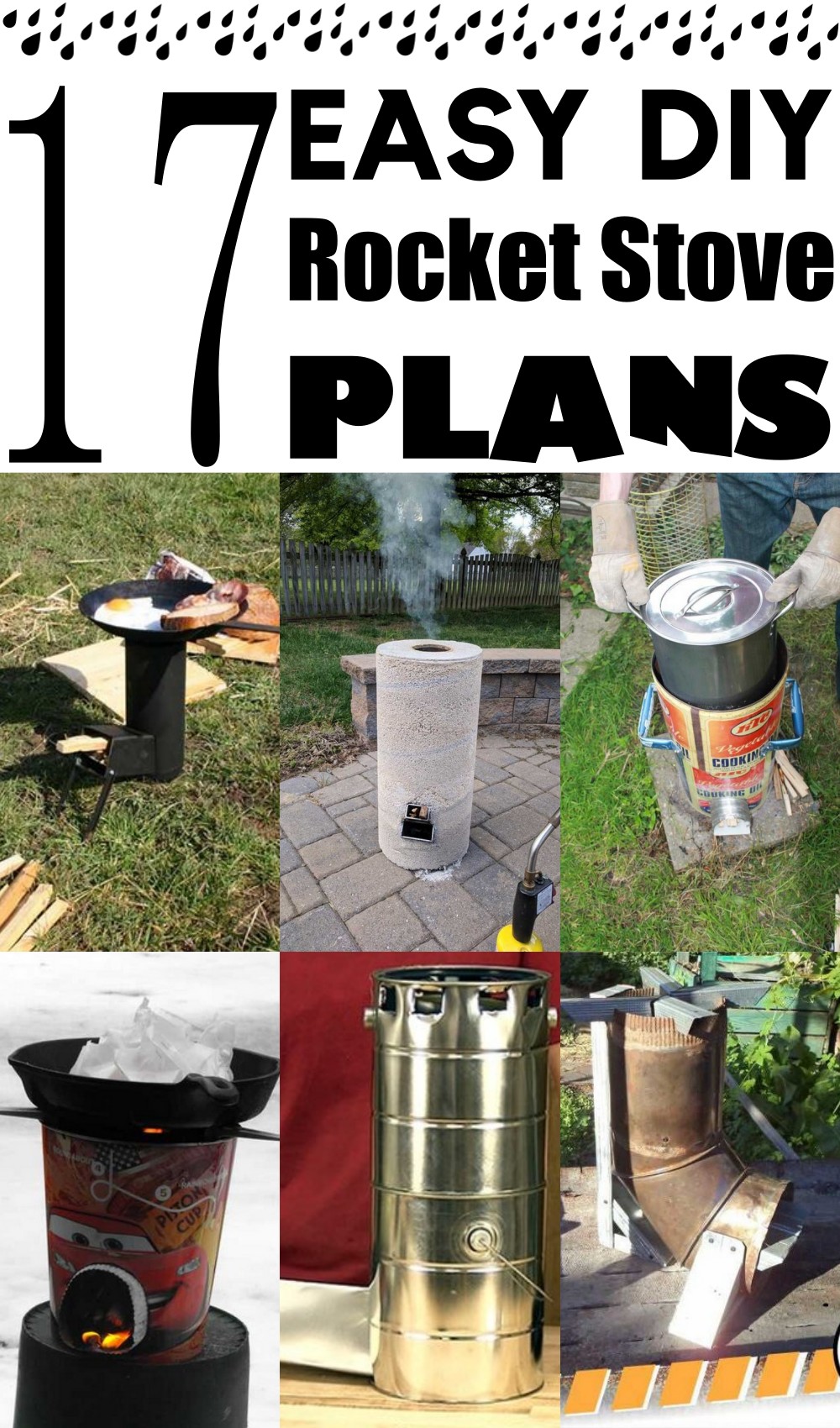 17 DIY Rocket Stove Plans For Campers Around - Clairea Belle Makes