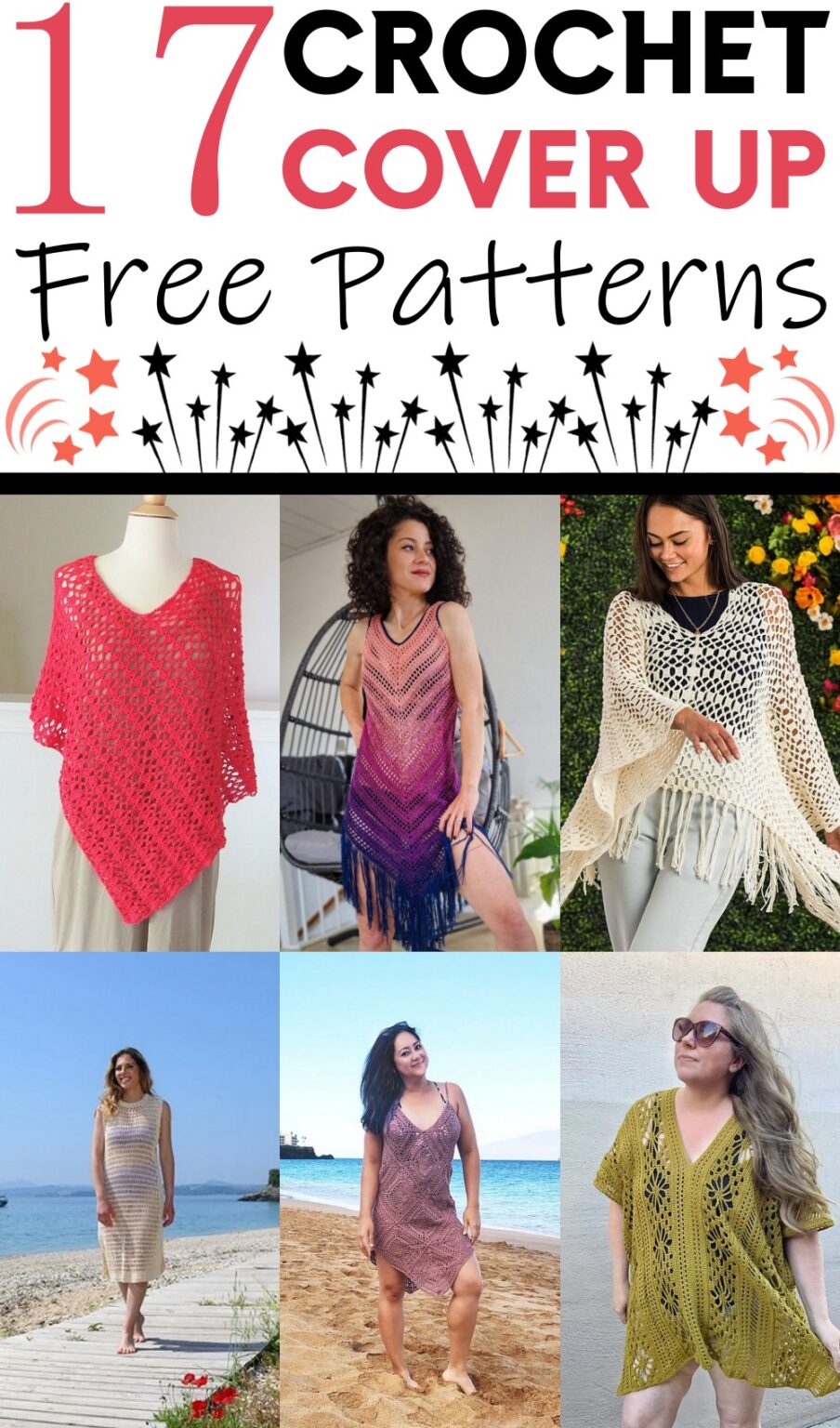 17 Crochet Cover Up Patterns For Ladies To Style Anywhere - Clairea ...