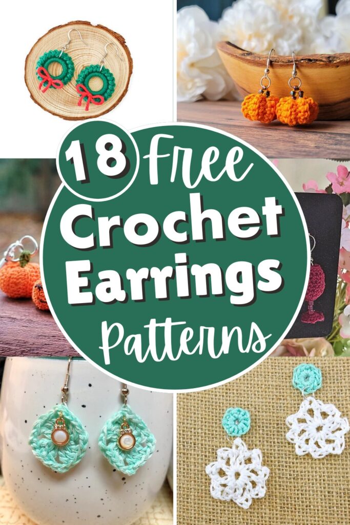 18 Free Crochet Earrings Patterns To Stylize Ears Cozily!