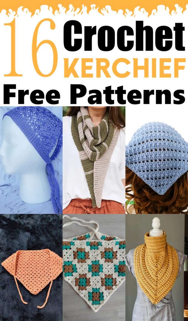 16 Free Crochet Kerchief Patterns For Ladies - Clairea Belle Makes
