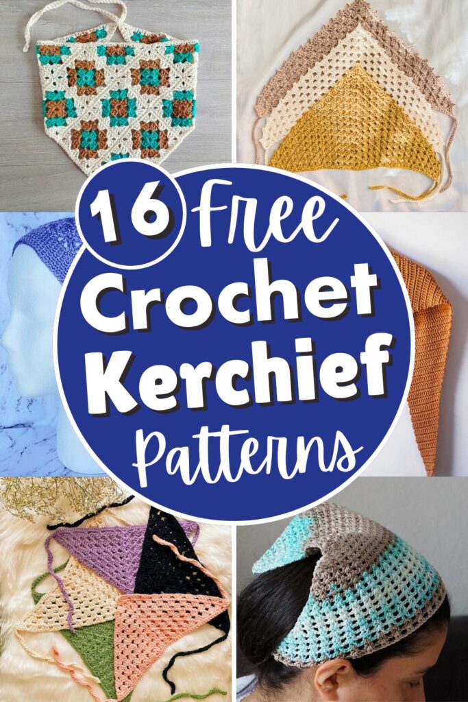 16 Free Crochet Kerchief Patterns For Ladies - Clairea Belle Makes