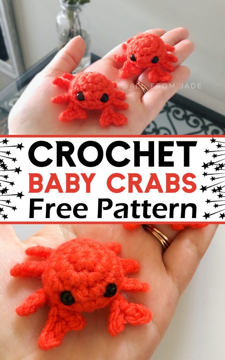11 Free Crochet Crab Patterns To Revisit Under Sea World - Clairea ...