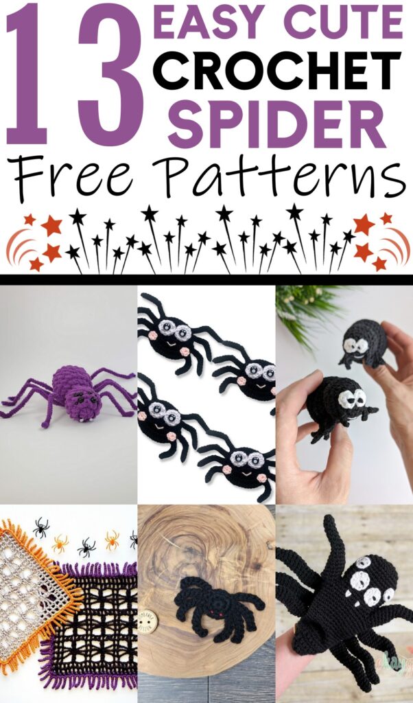 13 Crochet Spider Patterns For Halloween Season Decorations - Clairea ...