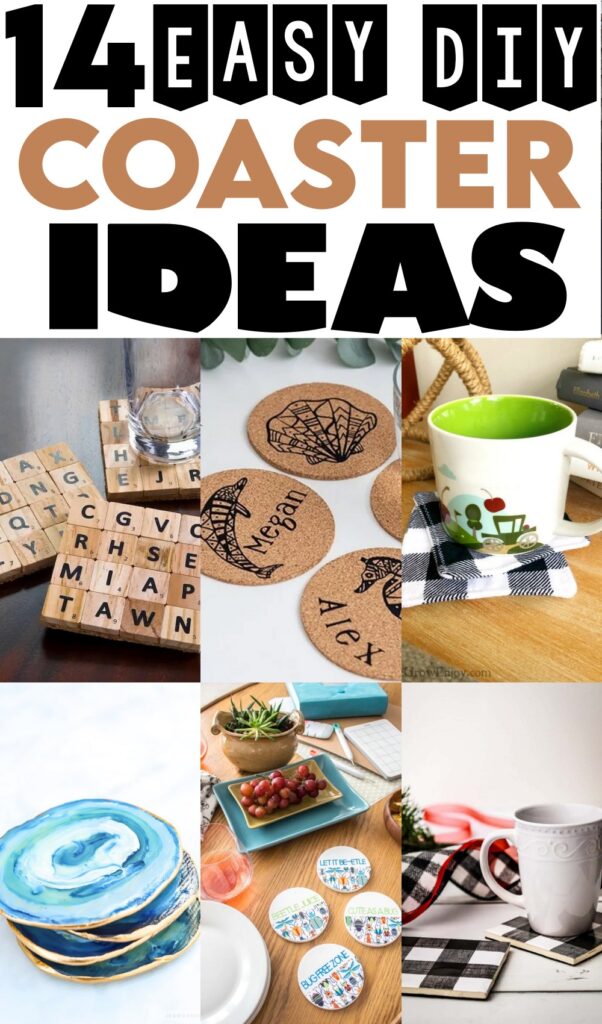 DIY Coaster Ideas : 14 Best Variations For Practical Decor - Clairea ...