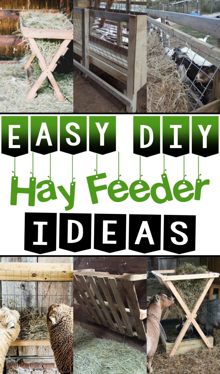 15 DIY Hay Feeder Ideas To Feed Livestock Without Your Presence