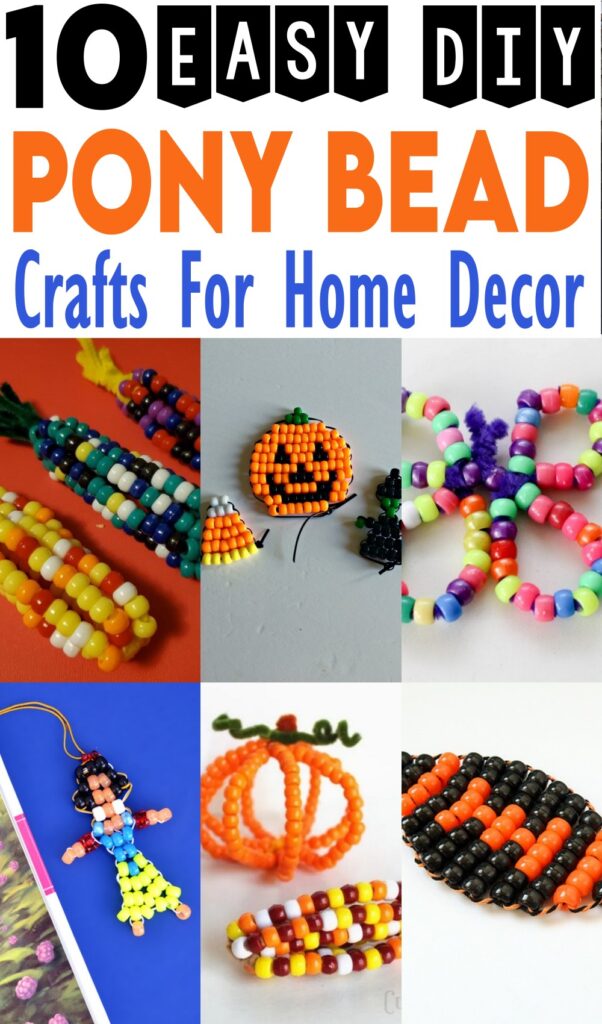 11 DIY Pony Bead Crafts For Home Decor And Kids To Play With - Clairea ...