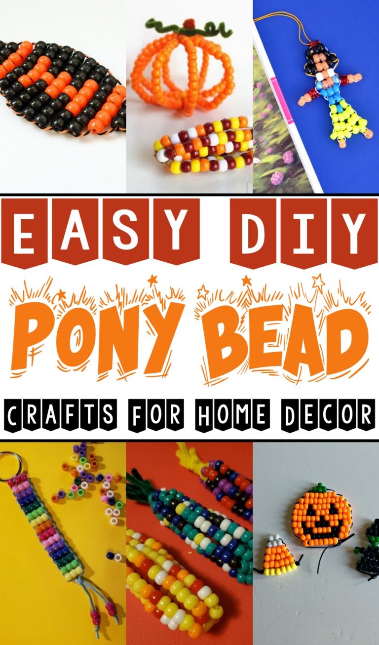 11 DIY Pony Bead Crafts For Home Decor And Kids To Play With - Clairea ...
