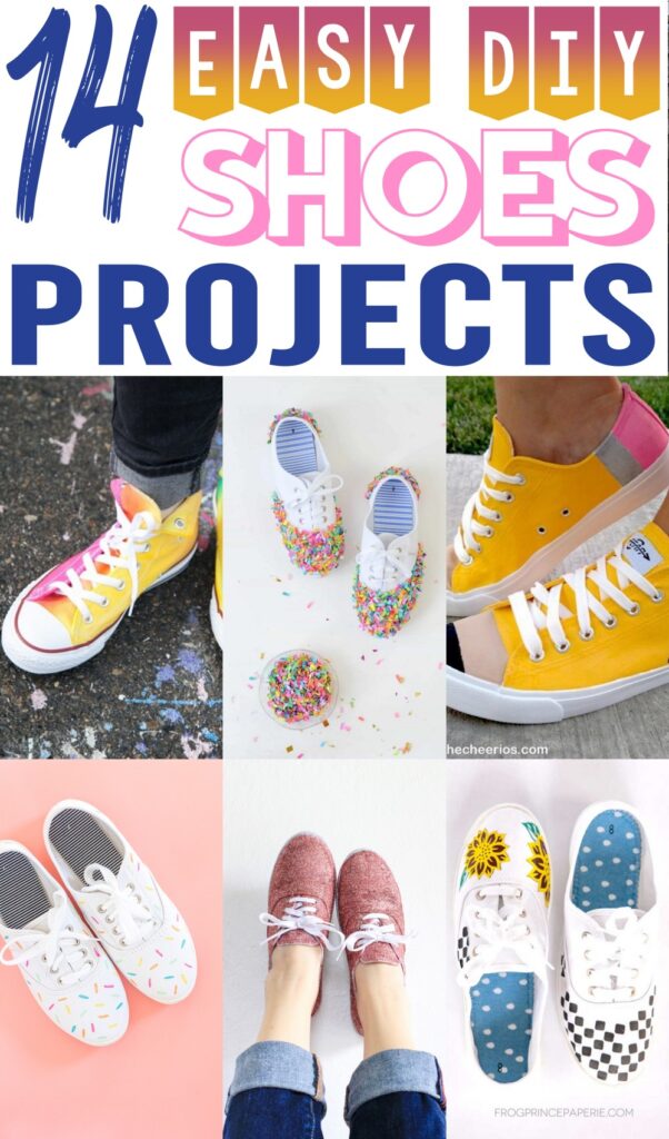 14 DIY Shoes Projects For Sneaker Lovers - Clairea Belle Makes