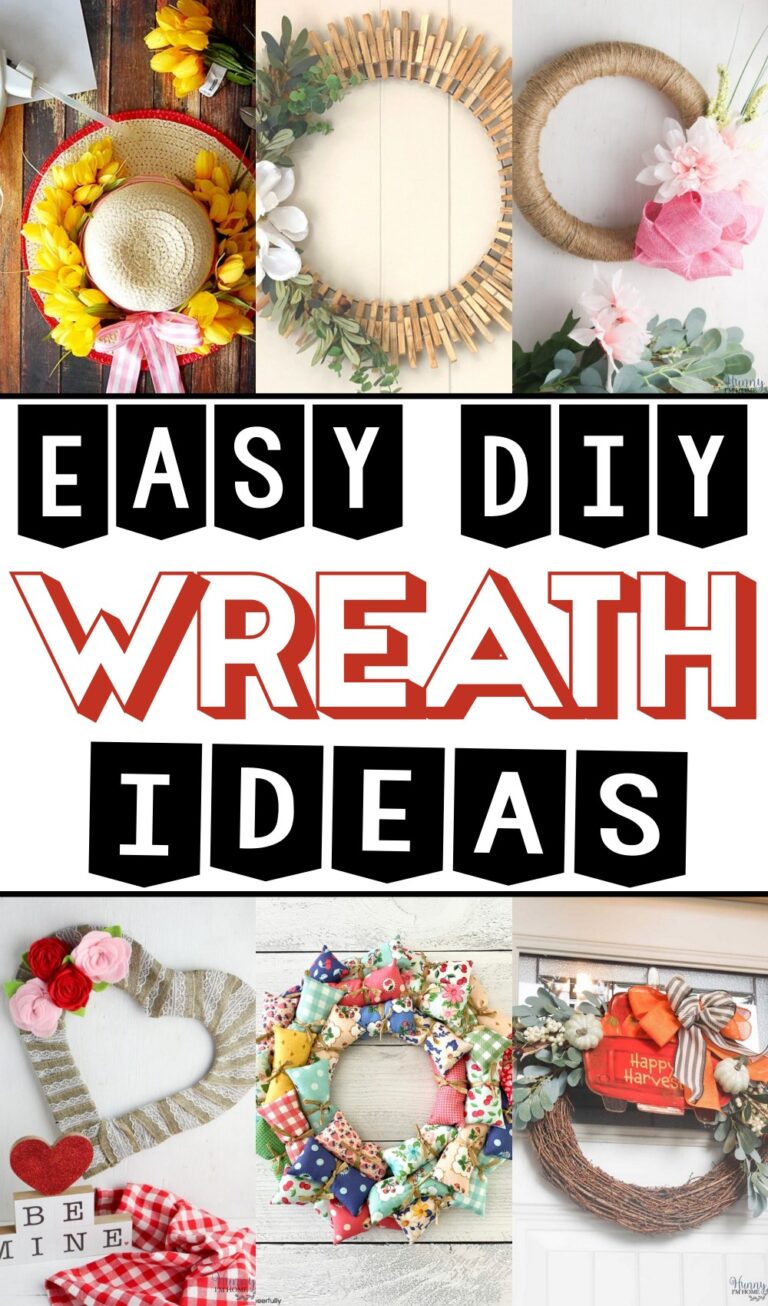 13 Easy DIY Wreath Ideas For Seasonal, Festive & Everyday - Clairea ...