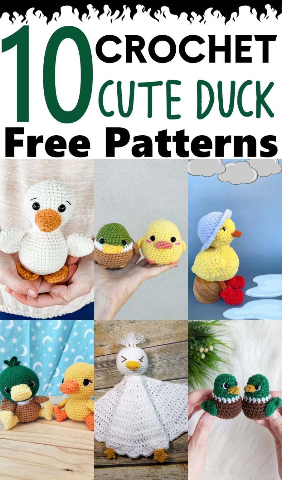 10 Free Crochet Duck Patterns For Making Fun Amigurumi - Clairea Belle Makes