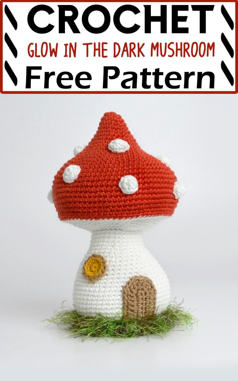 11 Free Crochet Mushroom Patterns For Beginners - Clairea Belle Makes
