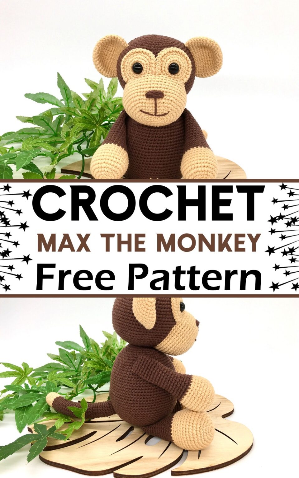 12 Free Crochet Monkey Patterns For Making Cute Amigurumi - Clairea ...