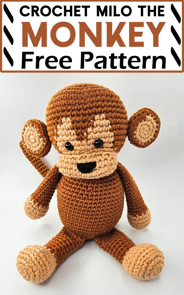 12 Free Crochet Monkey Patterns For Making Cute Amigurumi - Clairea ...