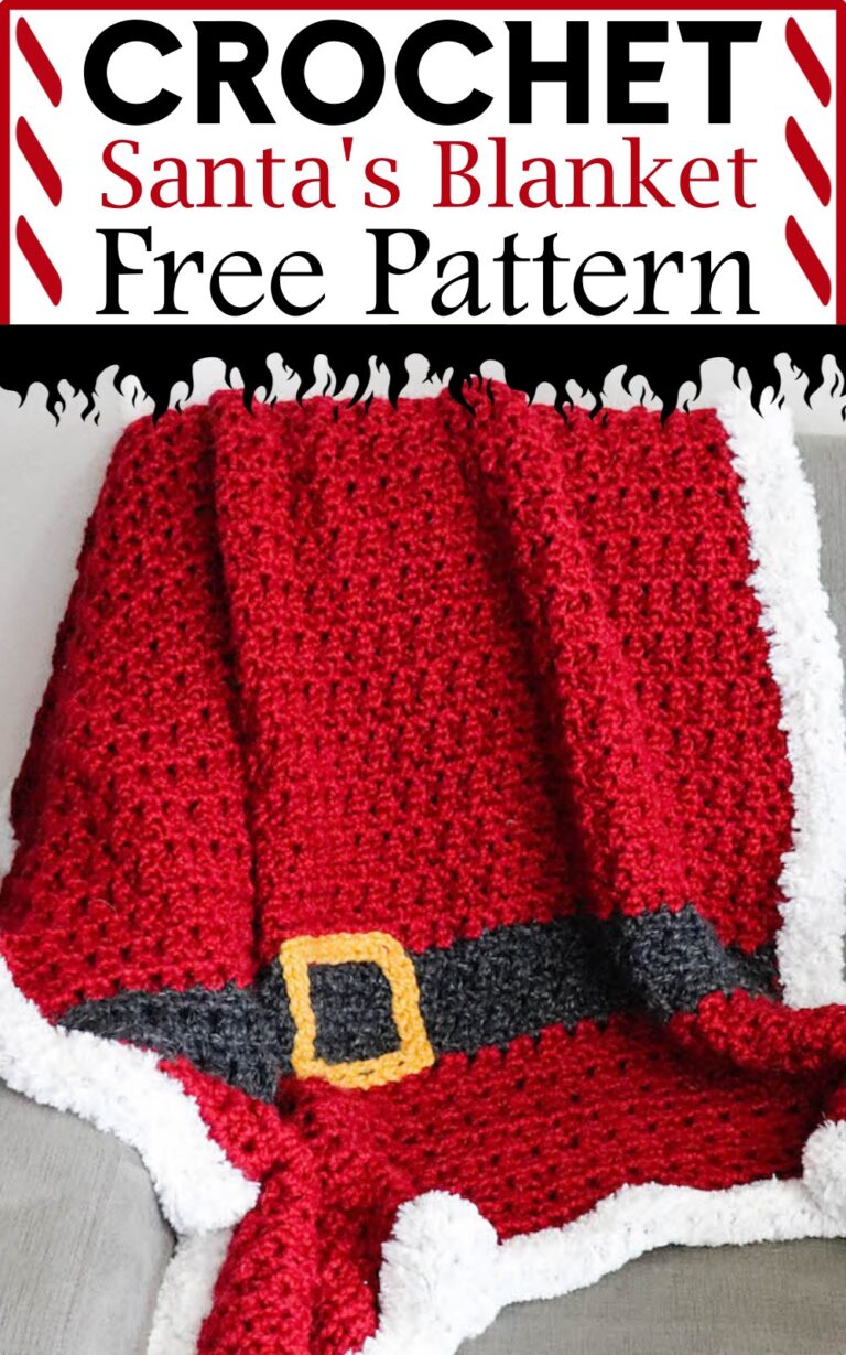 10 Crochet Santa Patterns To Welcome Holiday Vibes - Clairea Belle Makes