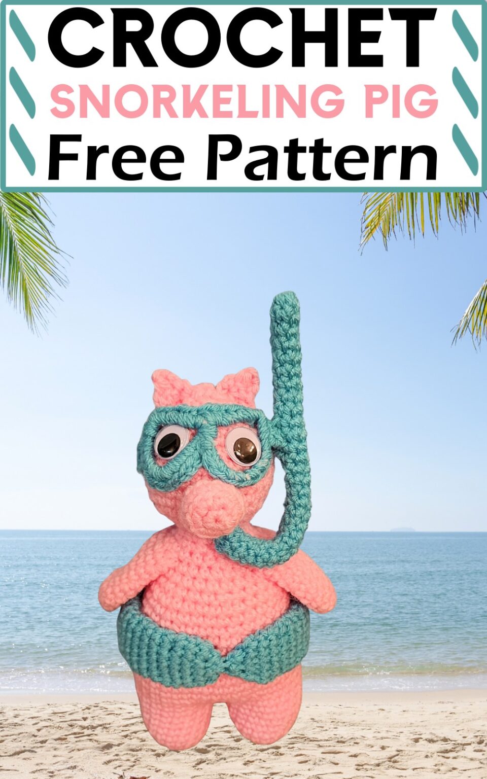10 Free Crochet Pig Patterns For Amigurumi - Clairea Belle Makes
