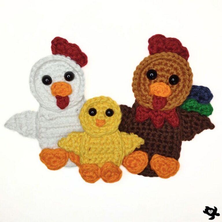 10 Free Crochet Chicken Patterns For Amigurumi - Clairea Belle Makes