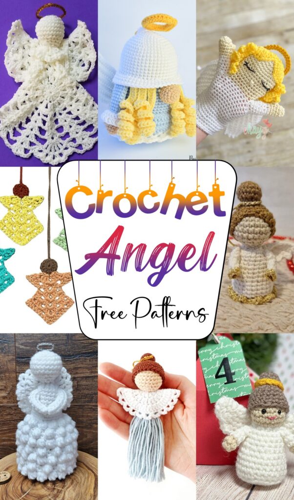 10 Free Crochet Angel Patterns To Make Divine Figures - Clairea Belle Makes