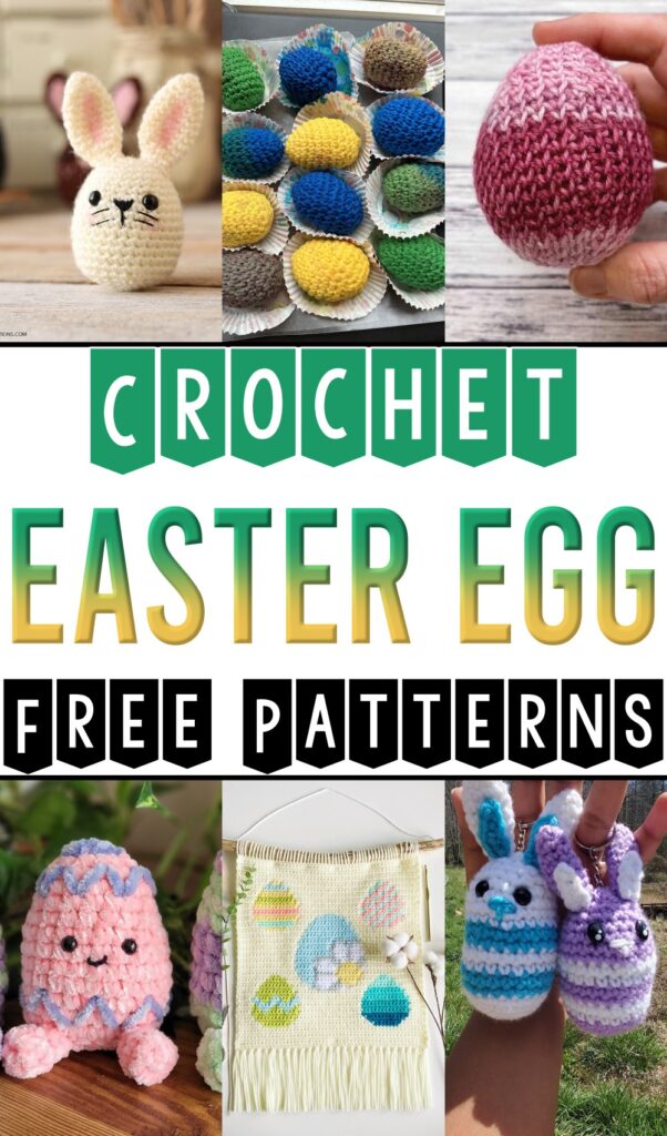 13 Free Crochet Easter Egg Patterns For Holiday Season - Clairea Belle ...