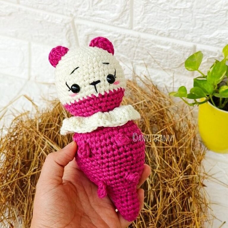 10 Amigurumi Otters Free Crochet Patterns - Clairea Belle Makes