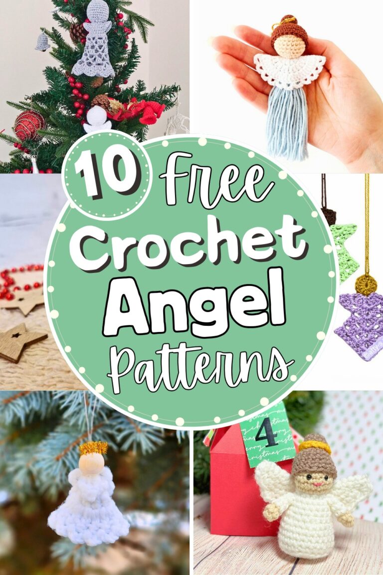 10 Free Crochet Angel Patterns To Make Divine Figures - Clairea Belle Makes