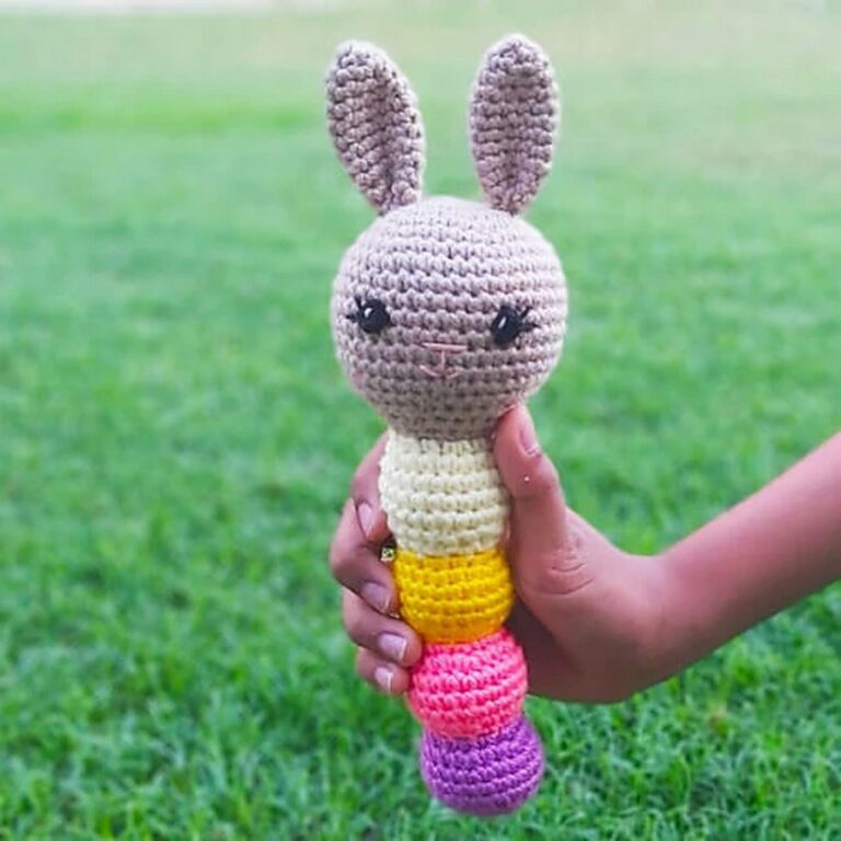 10 Free Crochet Baby Rattle Patterns (Moms Can Try Easily) - Clairea ...