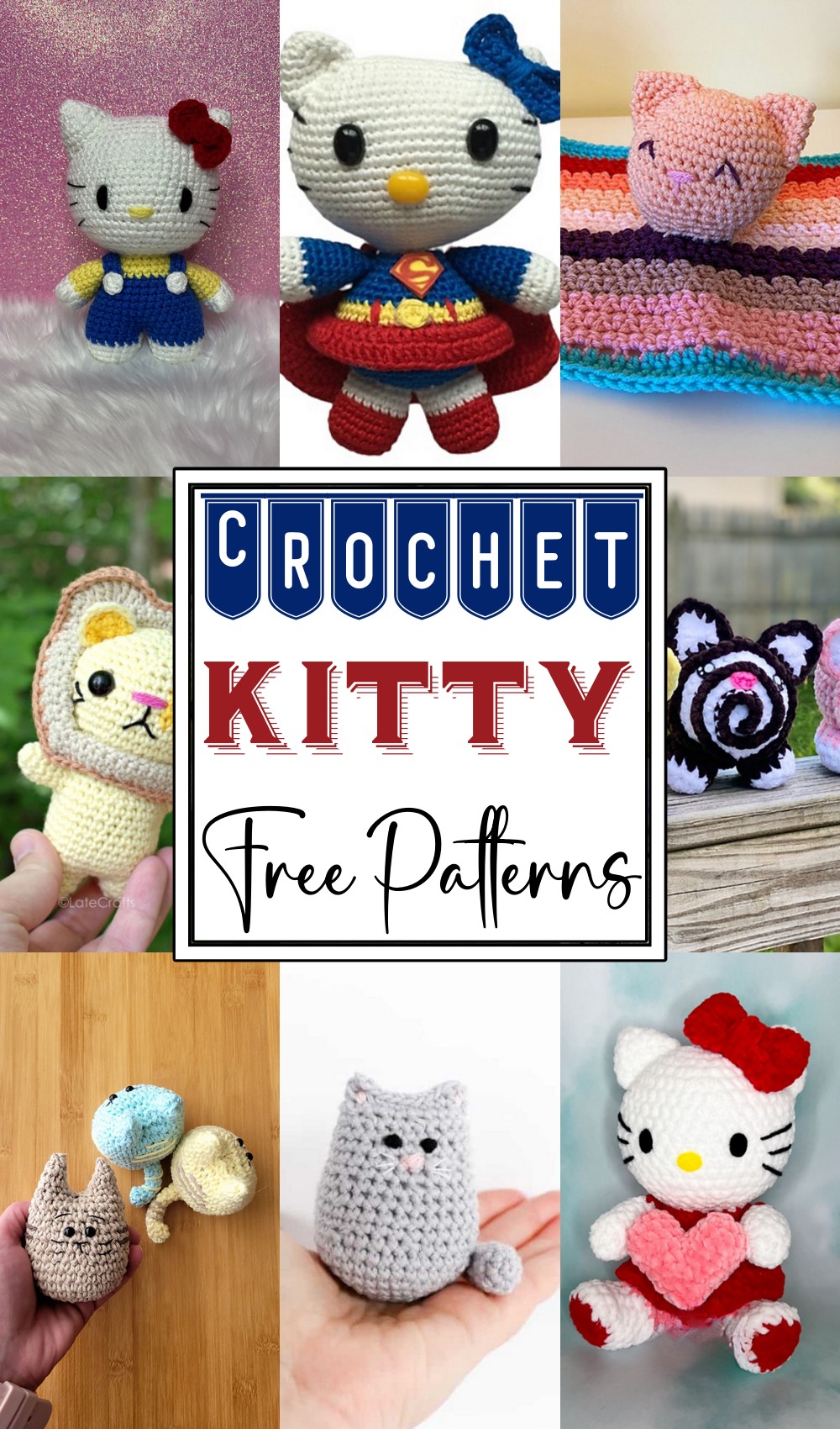 10 Crochet Kitten Patterns For Baby Amigurumi - Clairea Belle Makes