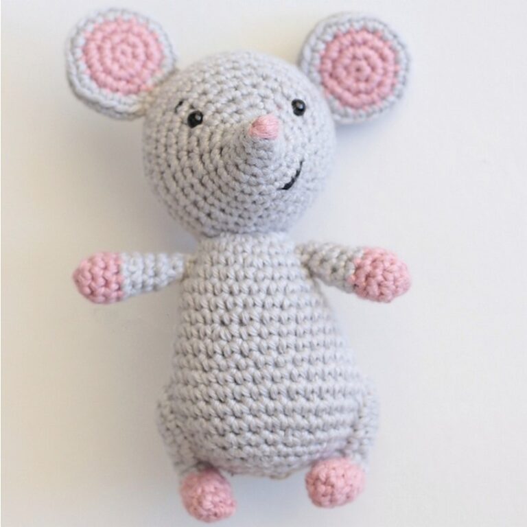 12 Free Crochet Mouse Patterns For Kid's Amigurumi - Clairea Belle Makes