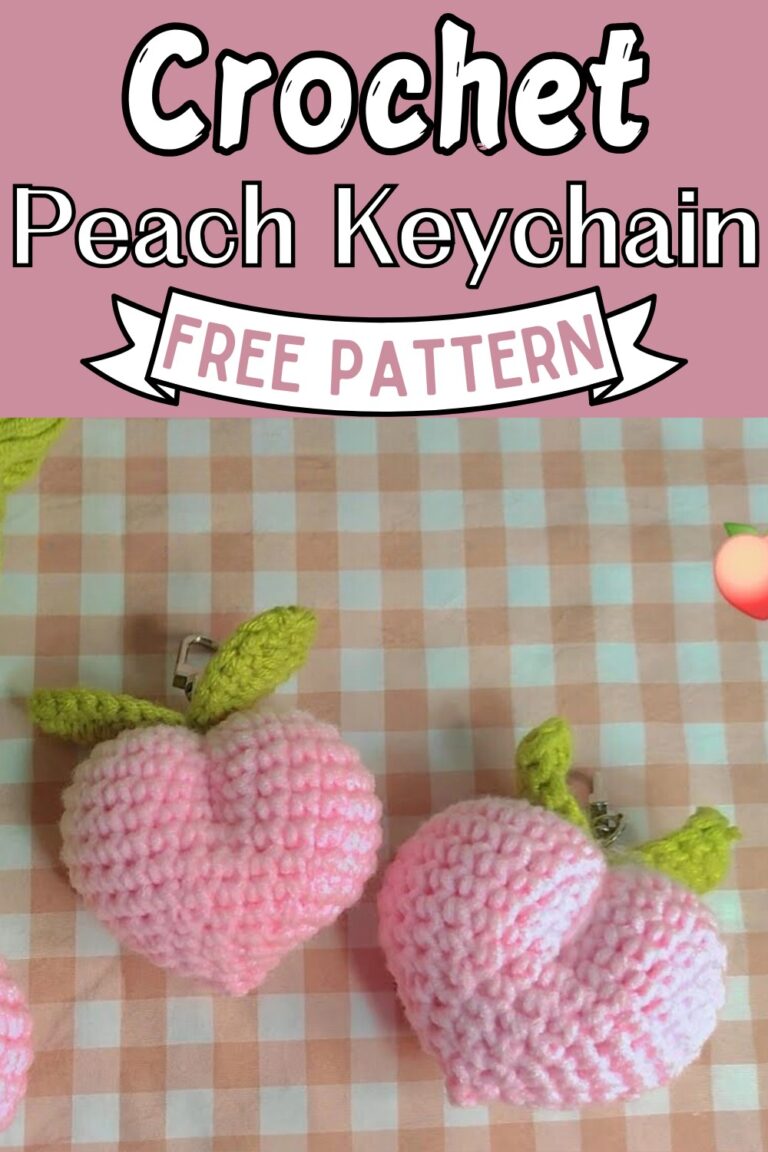 12 Crochet Peach Patterns For Toys and Bags - Clairea Belle Makes