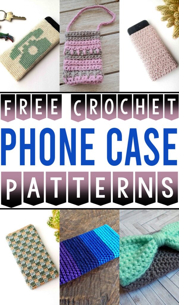 10 Free Crochet Phone Case Patterns (For Caretakers) - Clairea Belle Makes