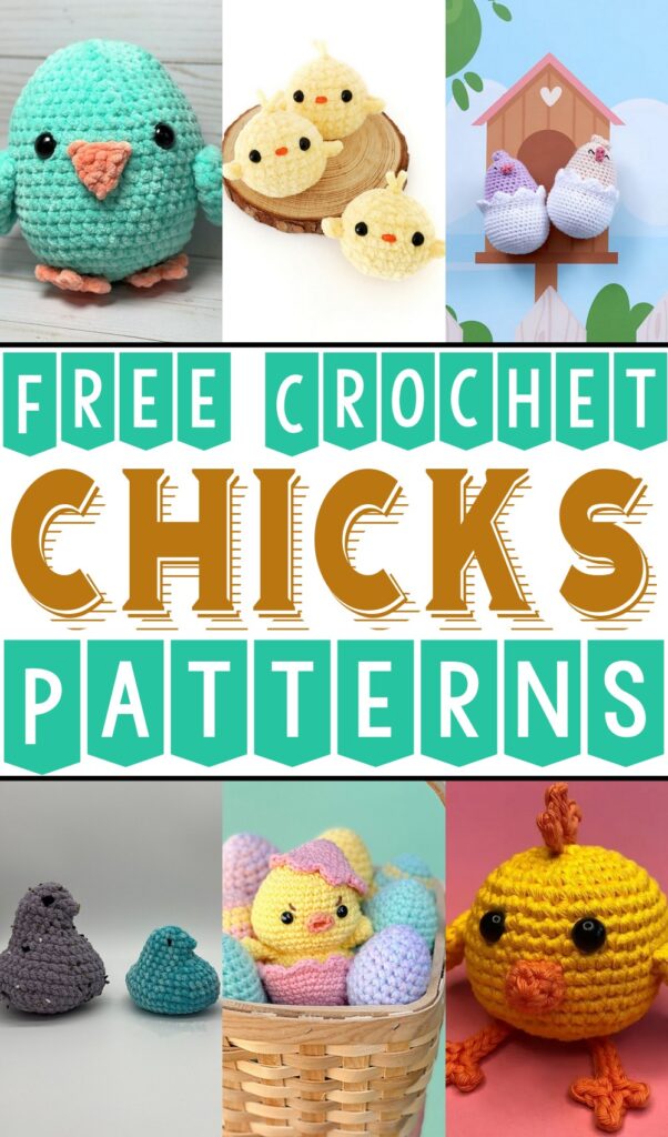10 Free Crochet Chicks Patterns For Amigurumi - Clairea Belle Makes