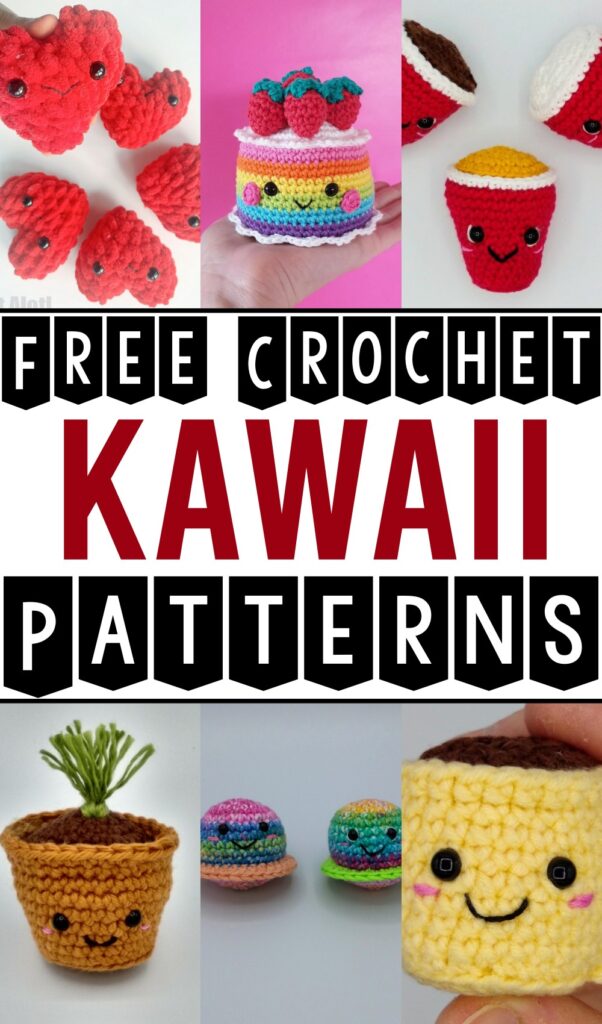 10 Free Crochet Kawaii Patterns For Cutest Amigurumi - Clairea Belle Makes