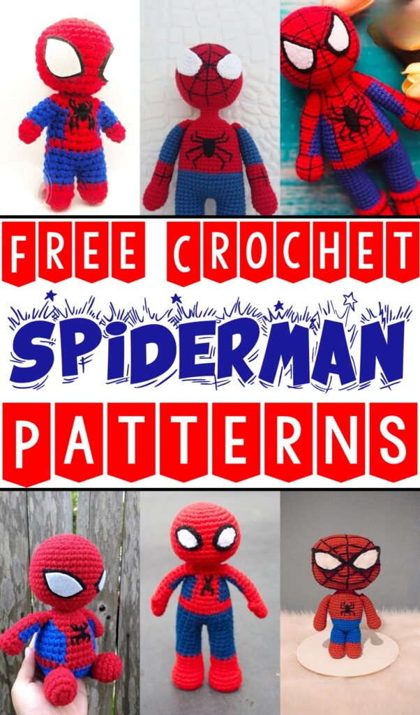 6 Free Crochet Spiderman Patterns To Try For Little Heroes - Clairea ...