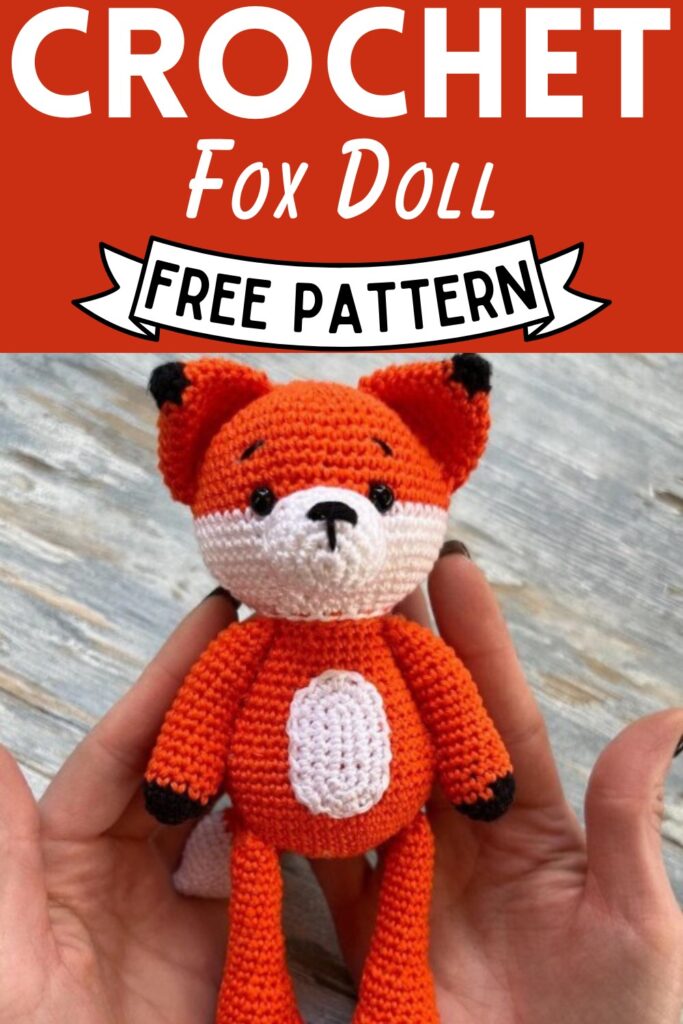 Free Crochet Fox Doll Pattern For Little Ones - Clairea Belle Makes