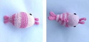 Cute Crochet Shrimp Amigurumi Pattern For Free - Clairea Belle Makes