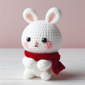 Softest Crochet Snow Bunny Pattern For Free - Clairea Belle Makes