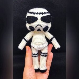 Crochet Stormtrooper Amigurumi Pattern For Star War Fans - Clairea ...