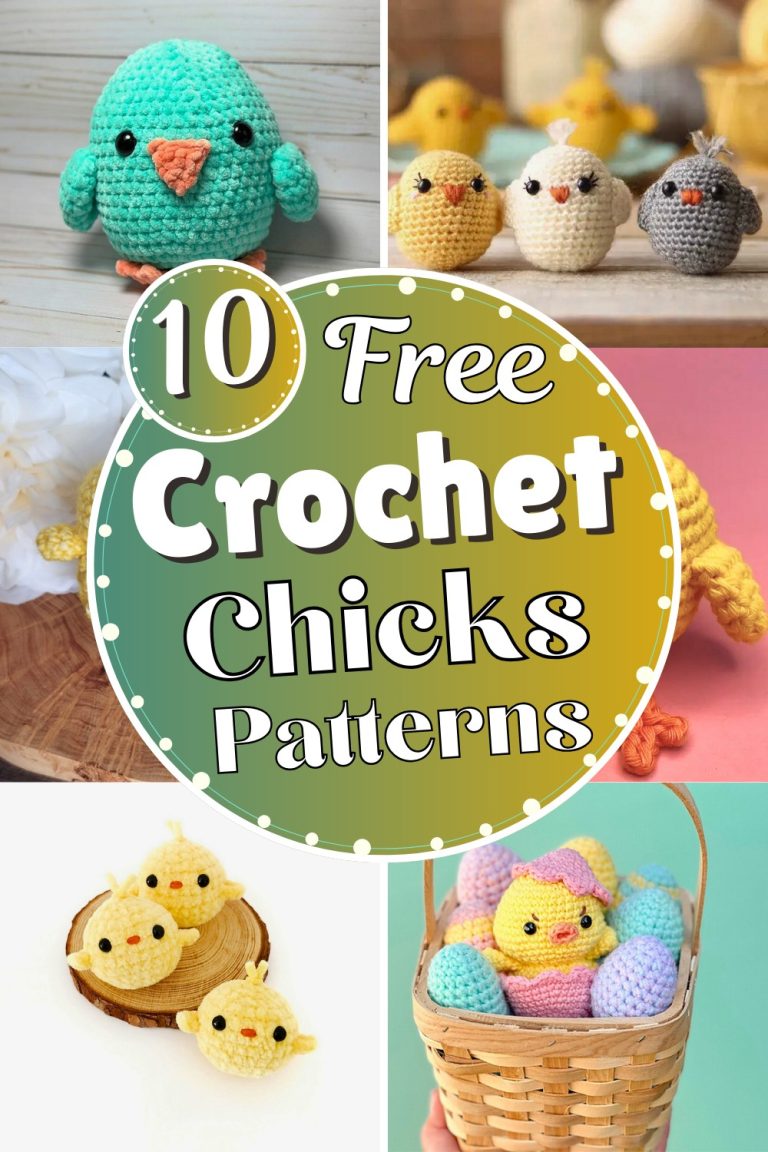 10 Free Crochet Chicks Patterns For Amigurumi - Clairea Belle Makes
