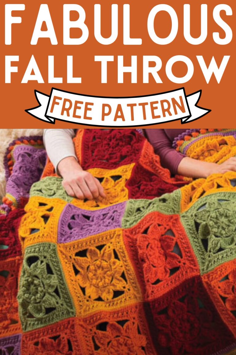 Crochet Fall Throw Patterns Best For Adding Fall Colors Around ...