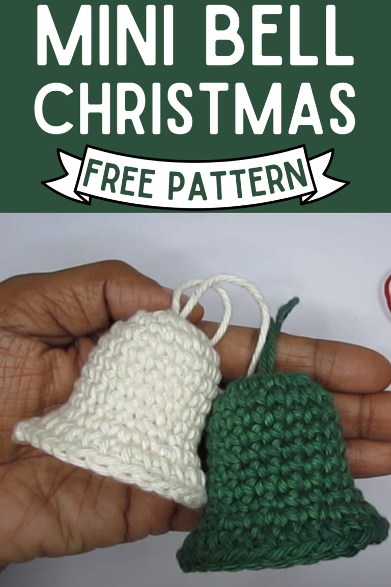 Cute Crochet Christmas Bell Patterns - Clairea Belle Makes