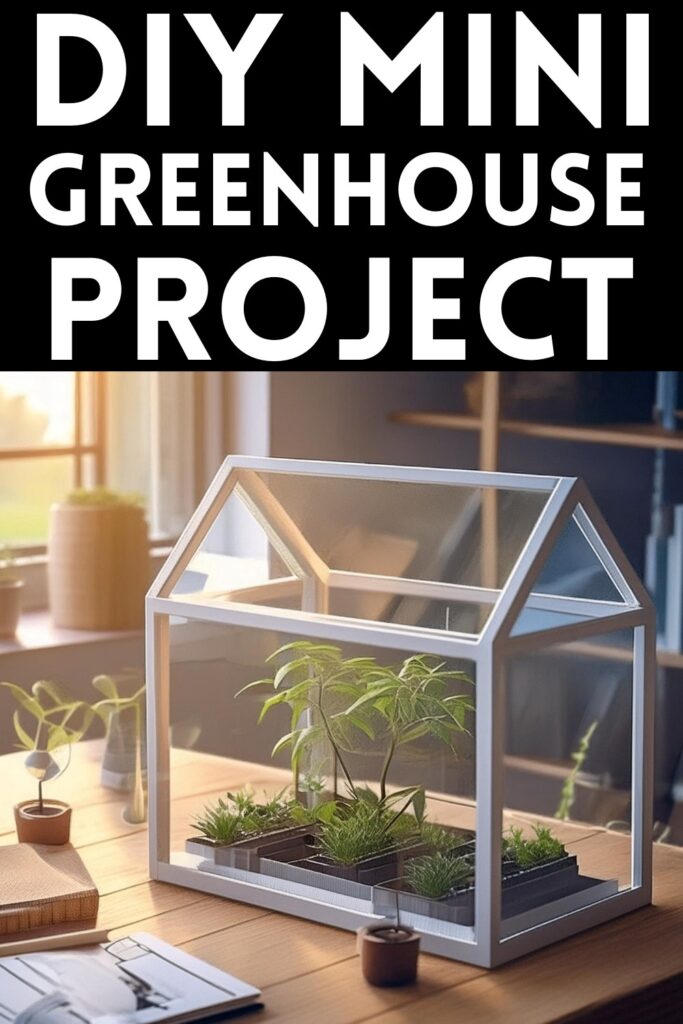 DIY Mini Greenhouse Project For Succulent Lovers - Clairea Belle Makes
