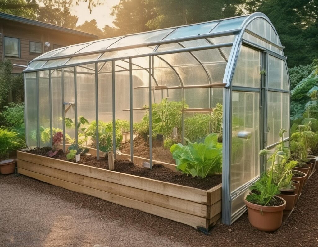 DIY Raised Bed Greenhouse Project For Maximizing Small Garden Spaces ...