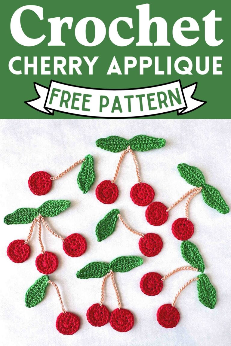 5 Super Adorable Crochet Cherry Patterns - Clairea Belle Makes