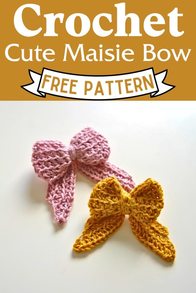 Softer Crochet Bow Patterns To Embellish And Stylize - Clairea Belle Makes